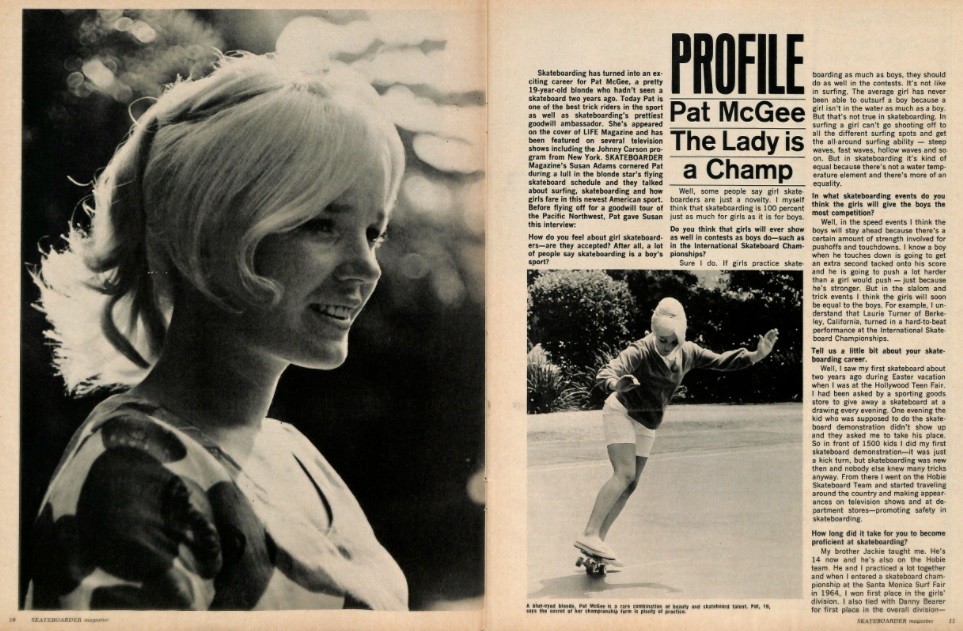 Patti McGee – Womxn Skateboard History