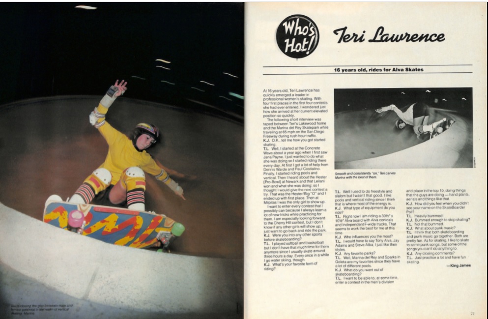 Terry Lawrence – Womxn Skateboard History